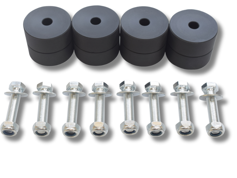 1 Inch Tray-Body Lift Kit Blocks for GU Nissan Patrol Ute (Lifts Tray ...