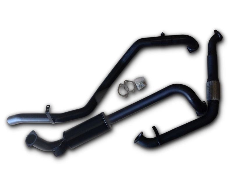 3" Turbo-Back Stainless Steel Exhaust System for 4.2L 1HZ DTS Turbo 80 ...