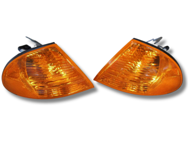 Corner Indicator Lights for BMW 3 Series E46 Sedan - Amber (Pair ...