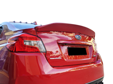 Rear Boot Spoiler for Subaru WRX STI Sedan - Ducktail Style - Red (201 ...