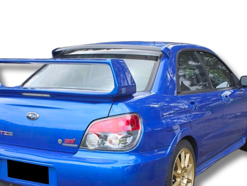 Rear Roof Spoiler for Subaru WRX Impreza 4-Door Sedan - STI Style (200 – Spoilers and Bodykits